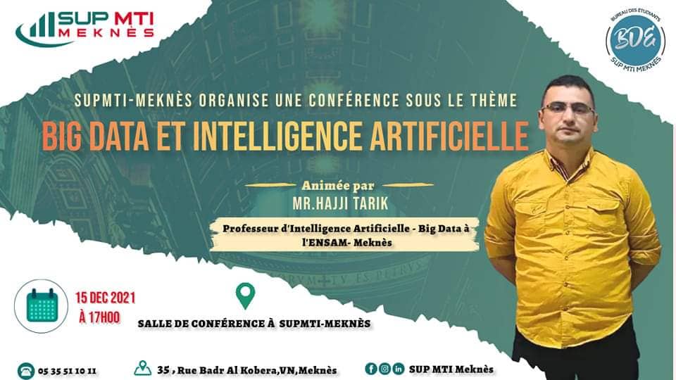 Big Data et intelligence artificielle - SUPMTI Meknès
